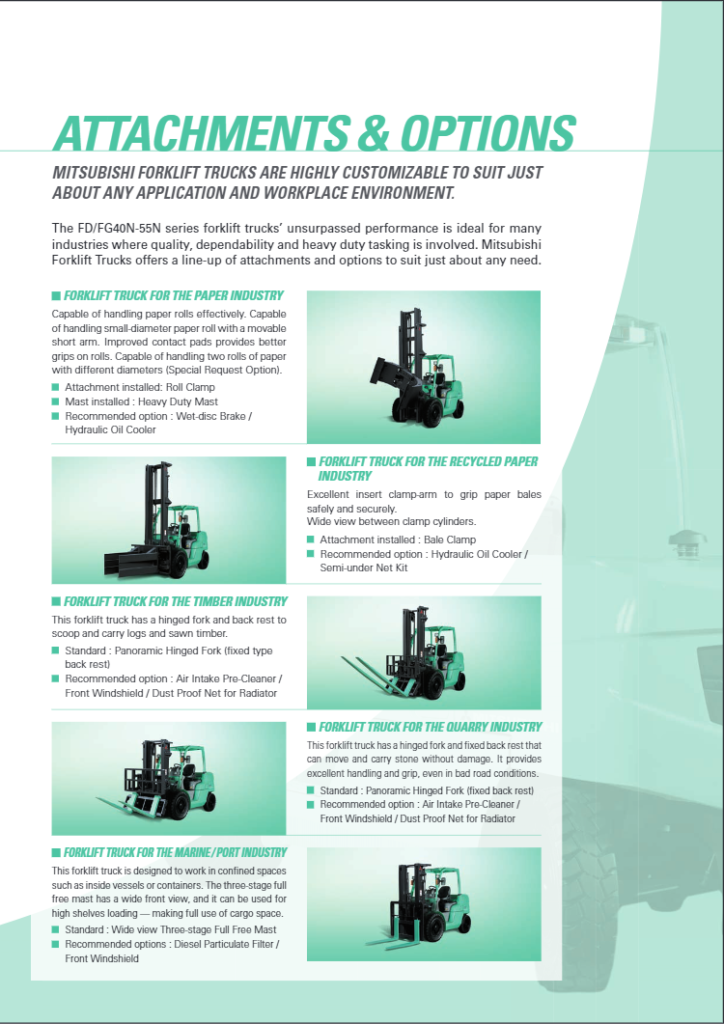 5 Ton FD50NT – Sparepart Forklift Batam